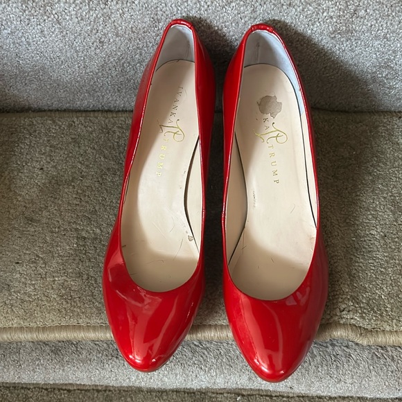 Ivanka Trump | Shoes | Ivanka Trumpasispretty Red Patent Leather Hi ...